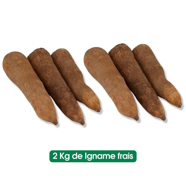 Igname frais - 1kg – Mes courses beninoises